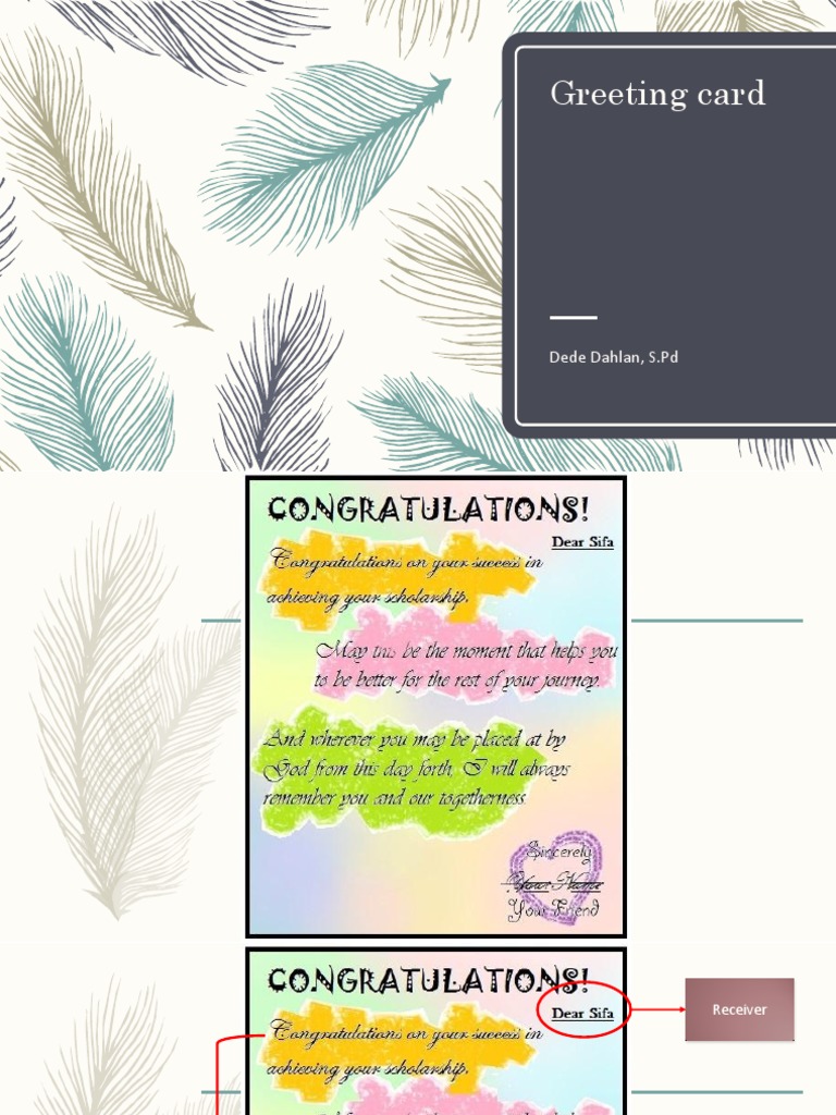 Greeting Card | PDF