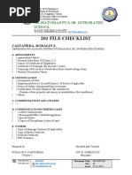 Schools Division Office of Isabela: 201 File Checklist | PDF ...