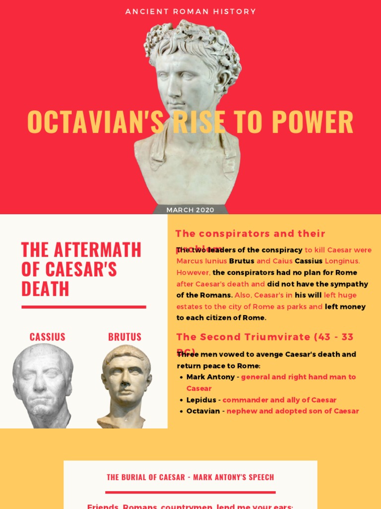 Ancient Rome - Augustus' Rise To Power | PDF | Augustus | Mark Antony