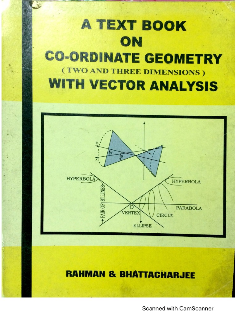 A Text Book On of Co Ordinate Geometry With Vector Analysis AFM Abdur ...