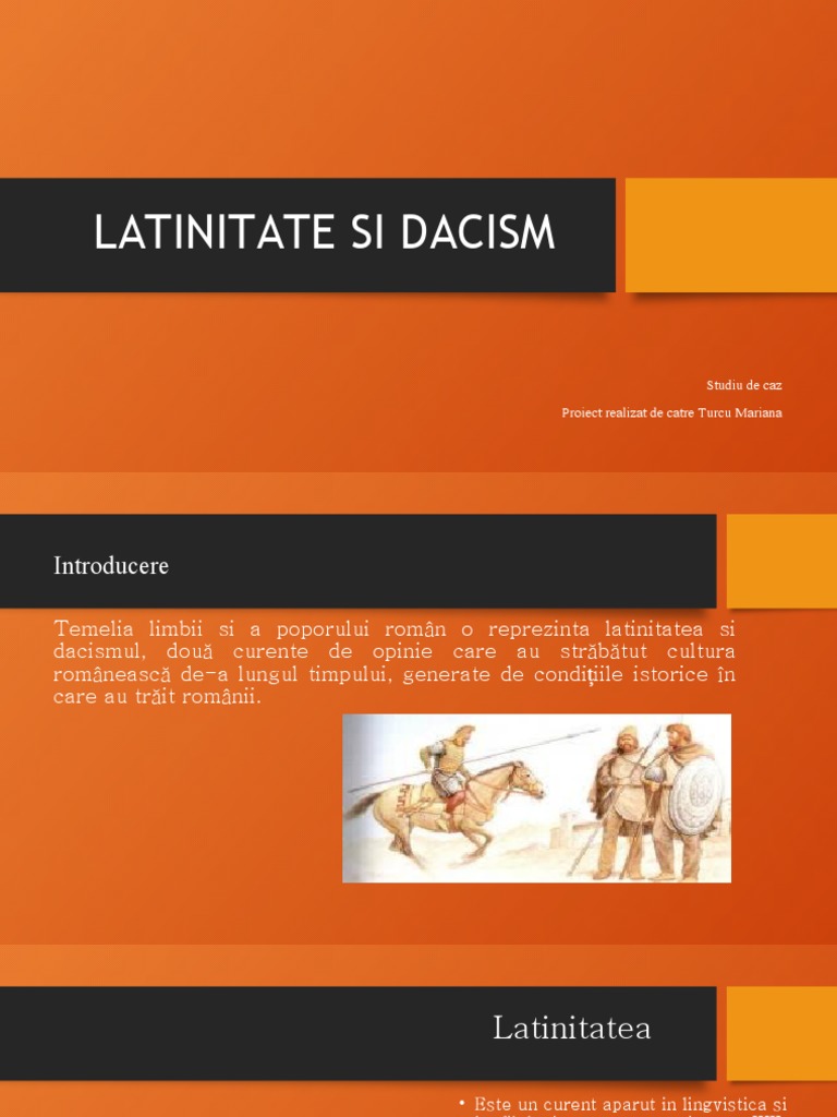 Latinitate Si Dacism | PDF