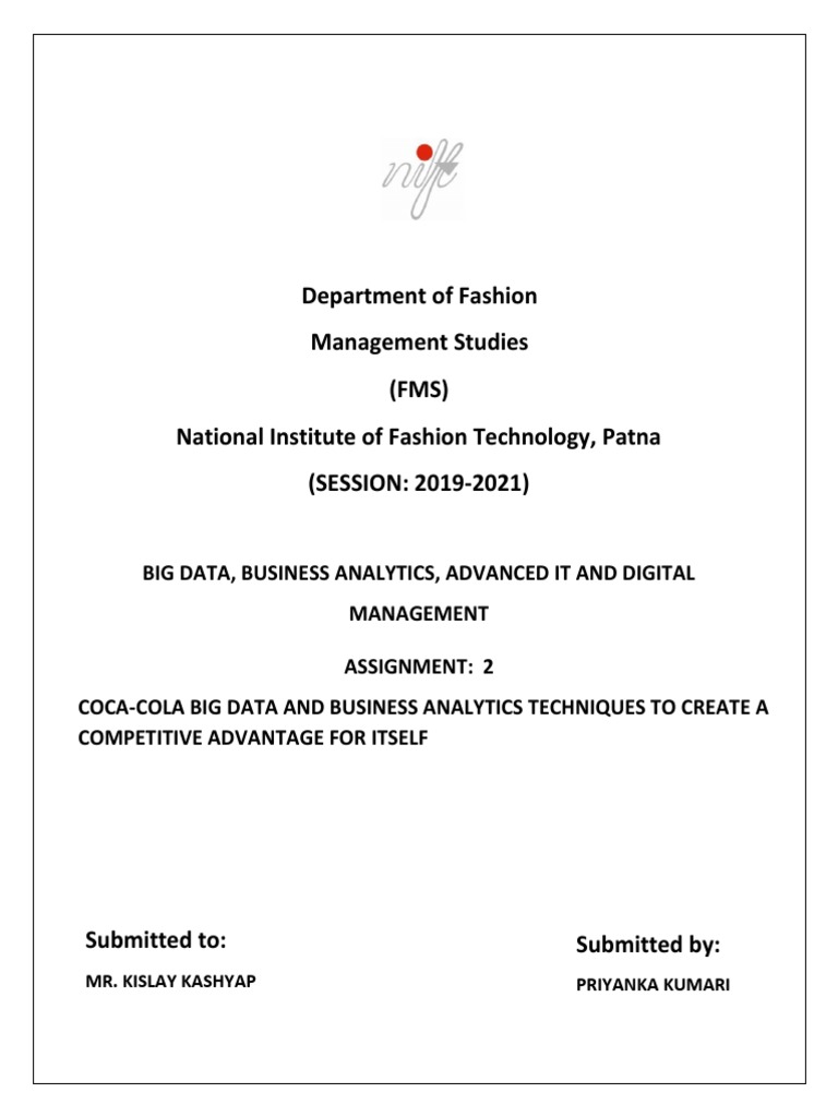 BIG DATA, Assignment 2 by Priyanka Kumari | PDF | Big Data | Business Model