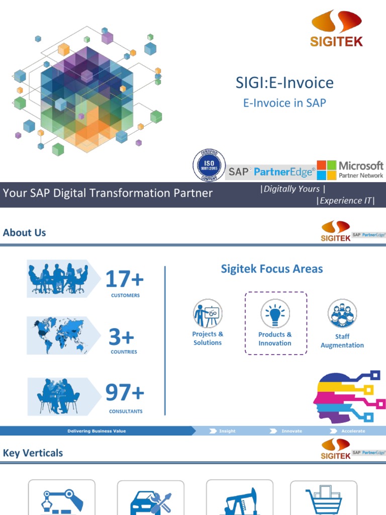SIGI E-Invoicing | PDF | Sap Se | Invoice