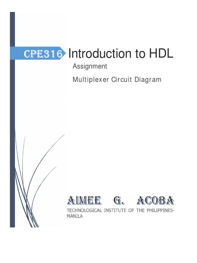 Introduction To HDL: Assignment | PDF