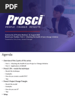 Prosci Change Management Plan Template | PDF | Change Management | Business