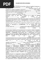 Modelo de Pagare Notarial Simple | PDF | Pagos | Gobierno