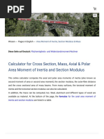 Angle (L) Cross-Section Properties - Calcresource | PDF | Bending | Stress (Mechanics)