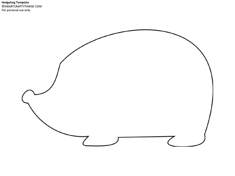 Hedgehog Template