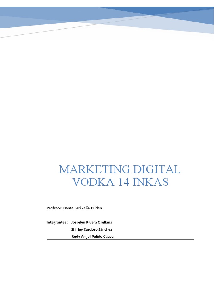 T2 MarkDig | PDF | Vodka | Perú