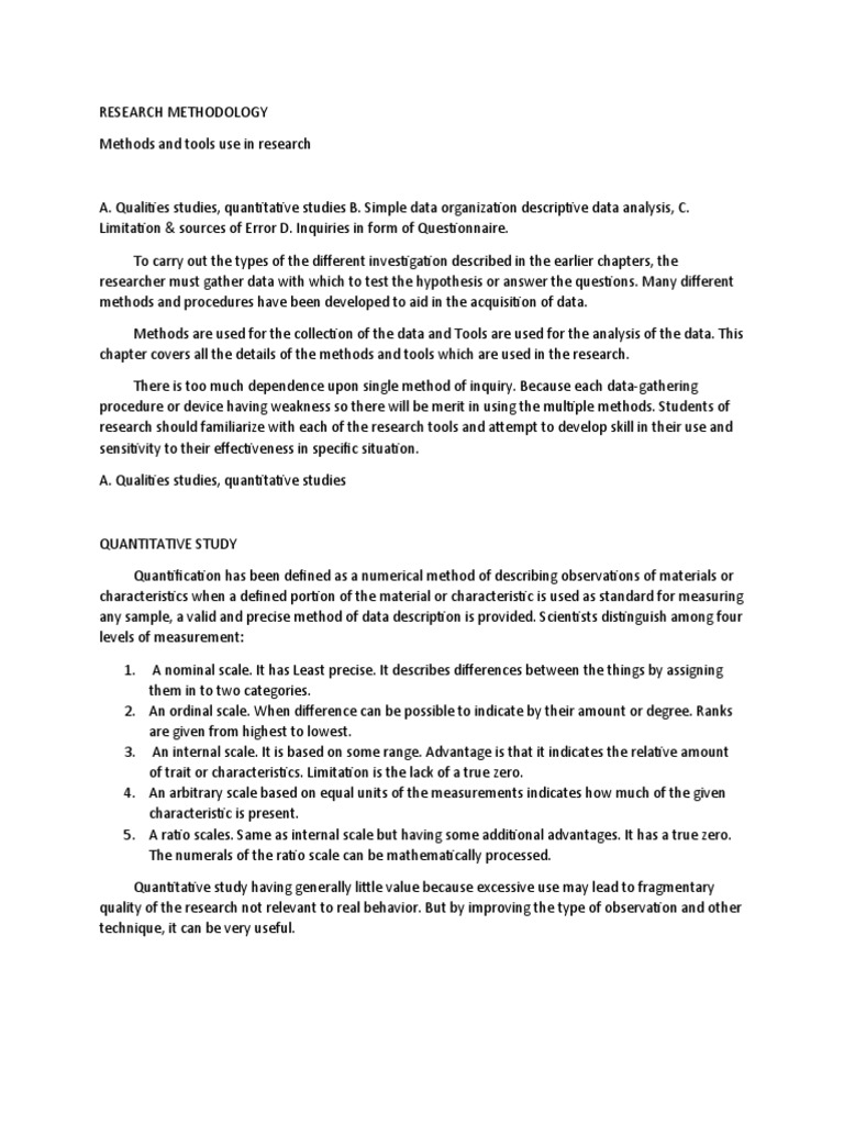 RESEARCH METHODOLOGY Notes | PDF | Experiment | Design Of Experiments