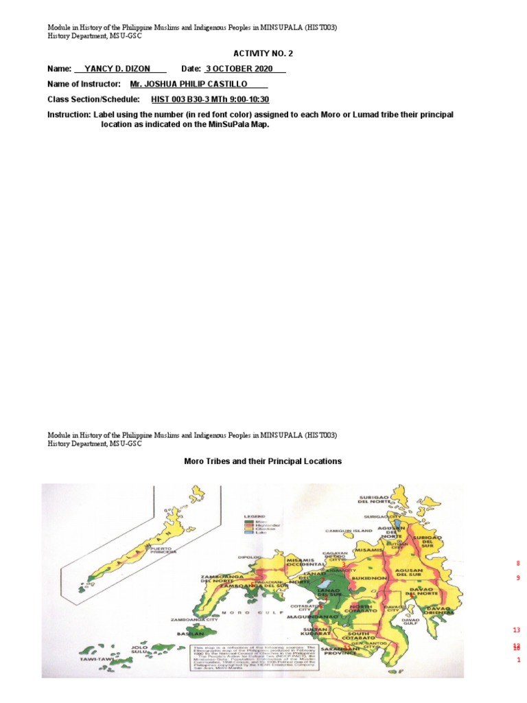 Module in History of The Philippine Muslims and Indigenous Peoples in ...