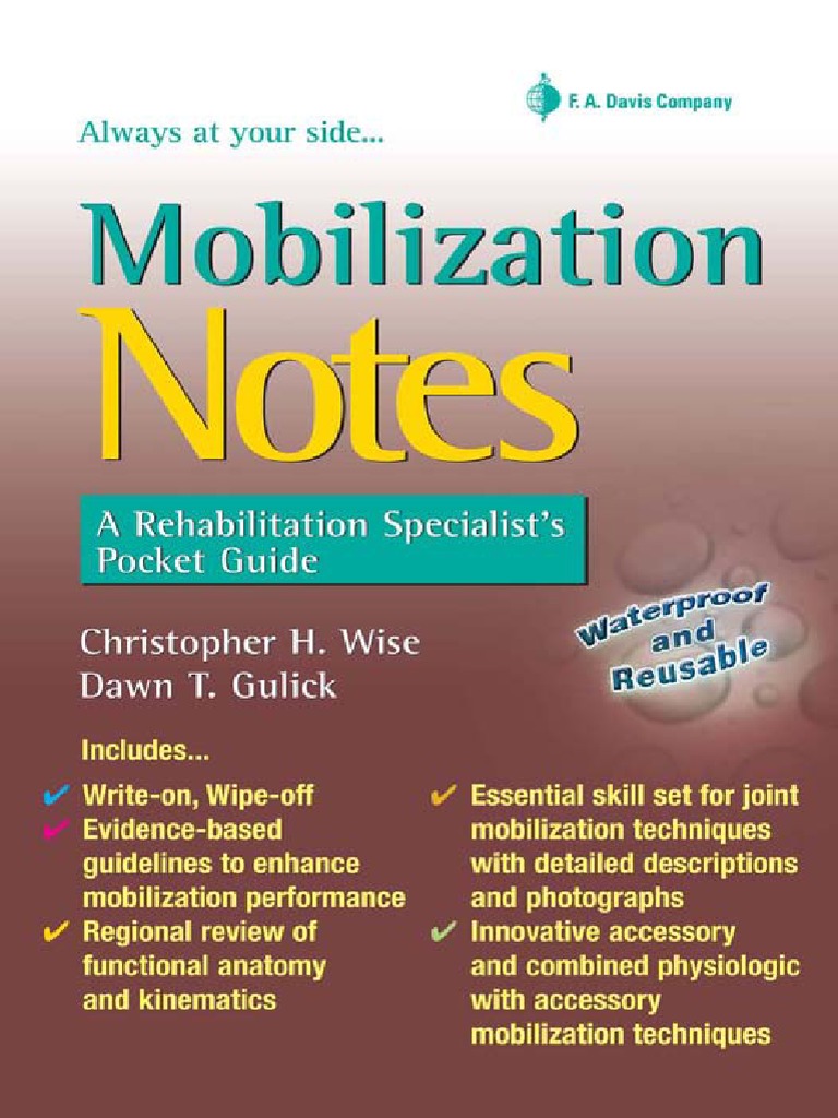 Christopher H. Wise - Mobilization Notes - A Rehabilitation Specialist ...