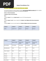 Module Five Wellness Plan HOPE | PDF | High Density Lipoprotein ...