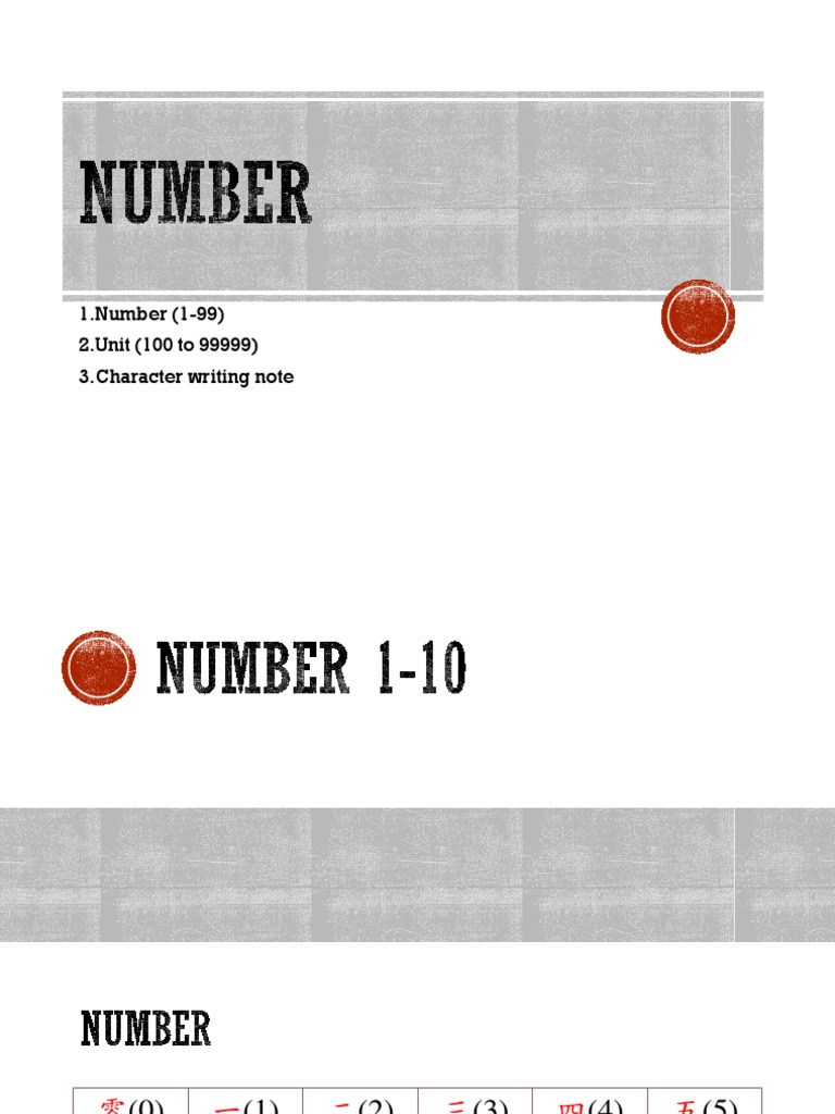 8.number and Unit | PDF