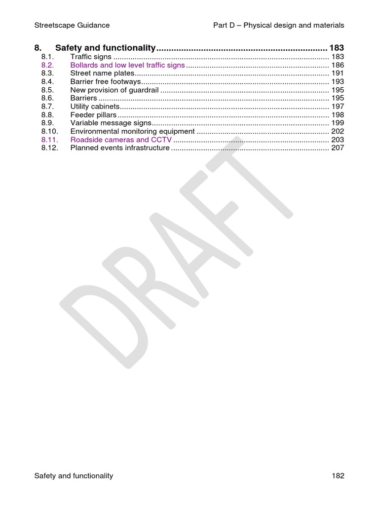 Safety and Functionality