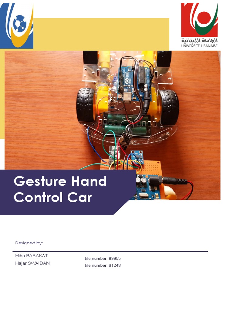 Gesture-Controlled Car Guide | PDF | Transmitter | Arduino