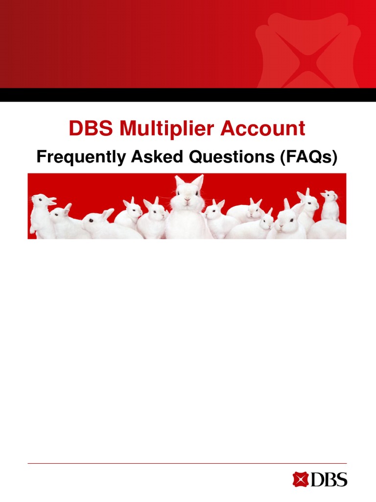 DBS Multiplier Account FAQs | PDF | Interest | Credit Card