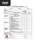 CSC Appointment Processing Checklist | PDF