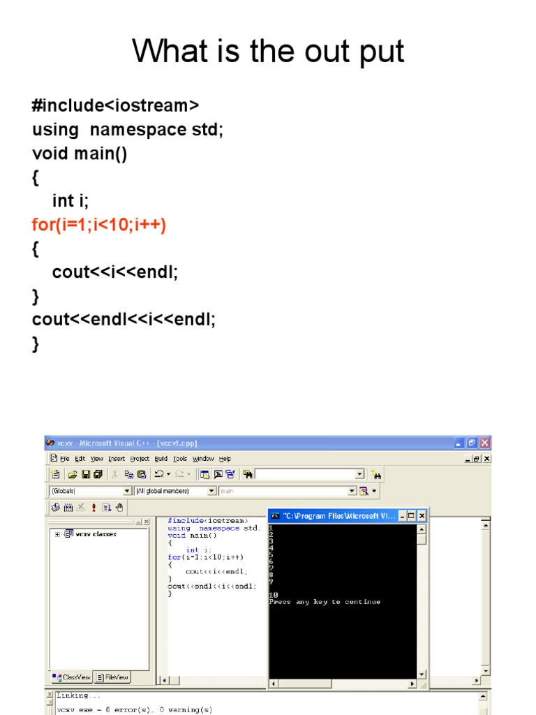 What Is The Out Put | PDF | Boolean Data Type | Theoretical Computer ...