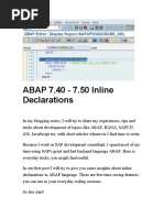 Inline Declarations With Examples | PDF | Constructor (Object Oriented Programming) | Programming