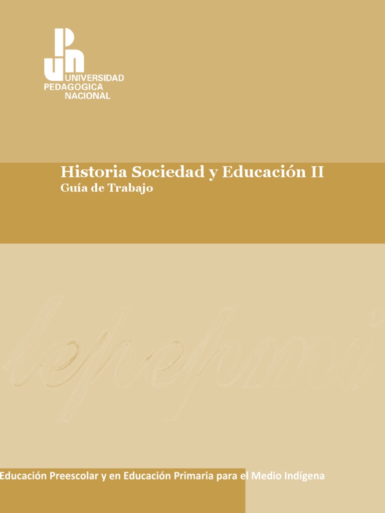 Guia Historia Sociedad y Educacion LL | PDF | Multilingüismo | Evaluación
