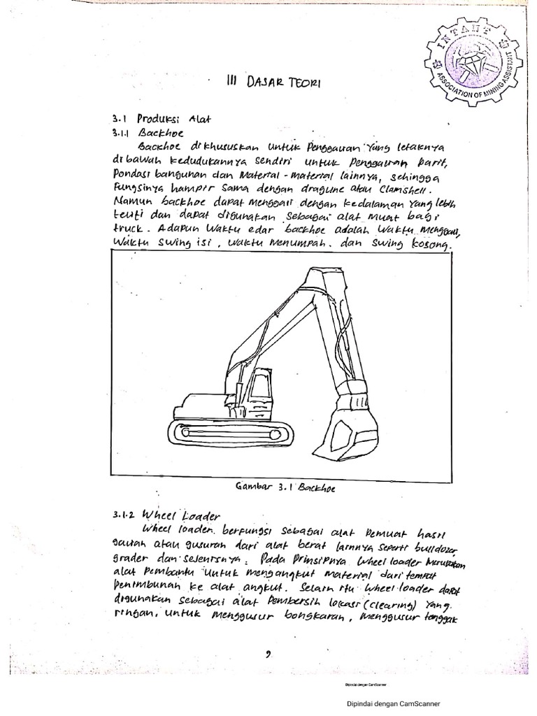 Bab 3 Laporan Pemindahan Tanah Mekanis | PDF