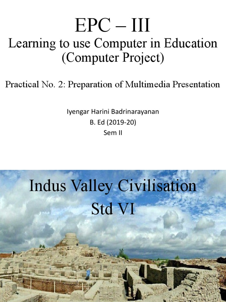Epc - Iii: Learning To Use Computer in Education (Computer Project ...