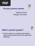 SM Work Permit Form | PDF | Fires | Hazards