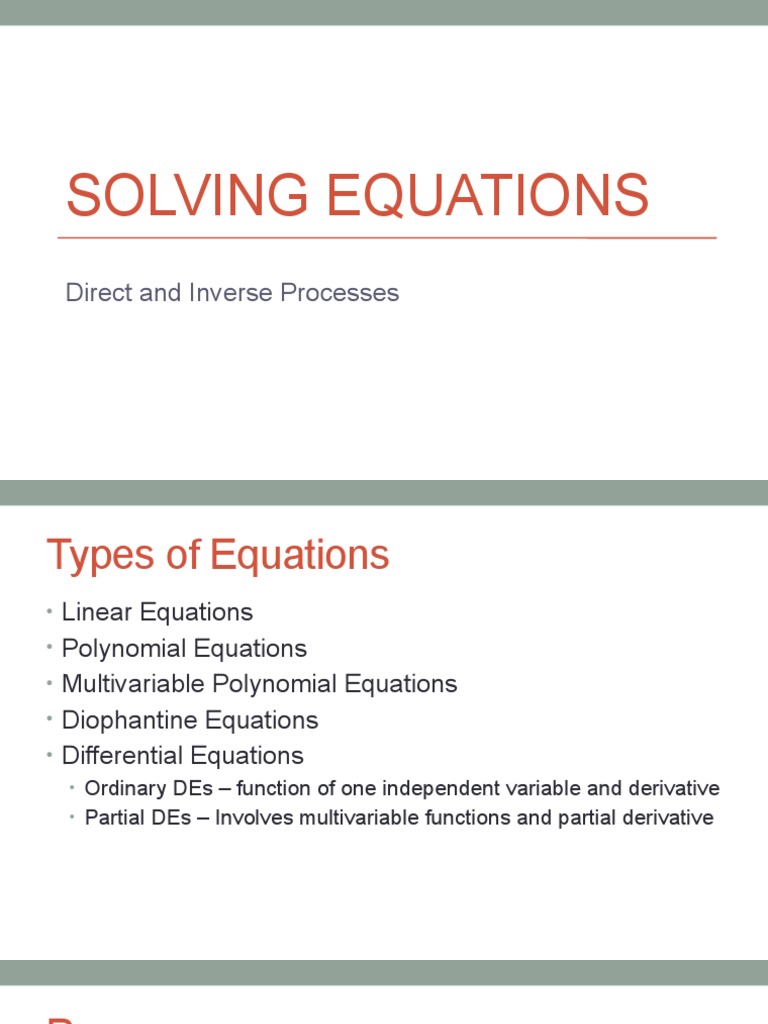 Exploring the Existence, Uniqueness, and Nature of Solutions to Various ...