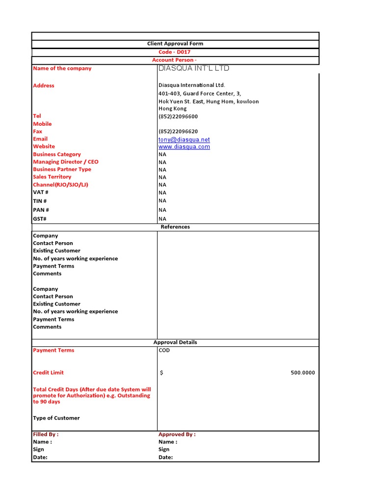 Customer Creation Format of Coustomer | PDF | Business