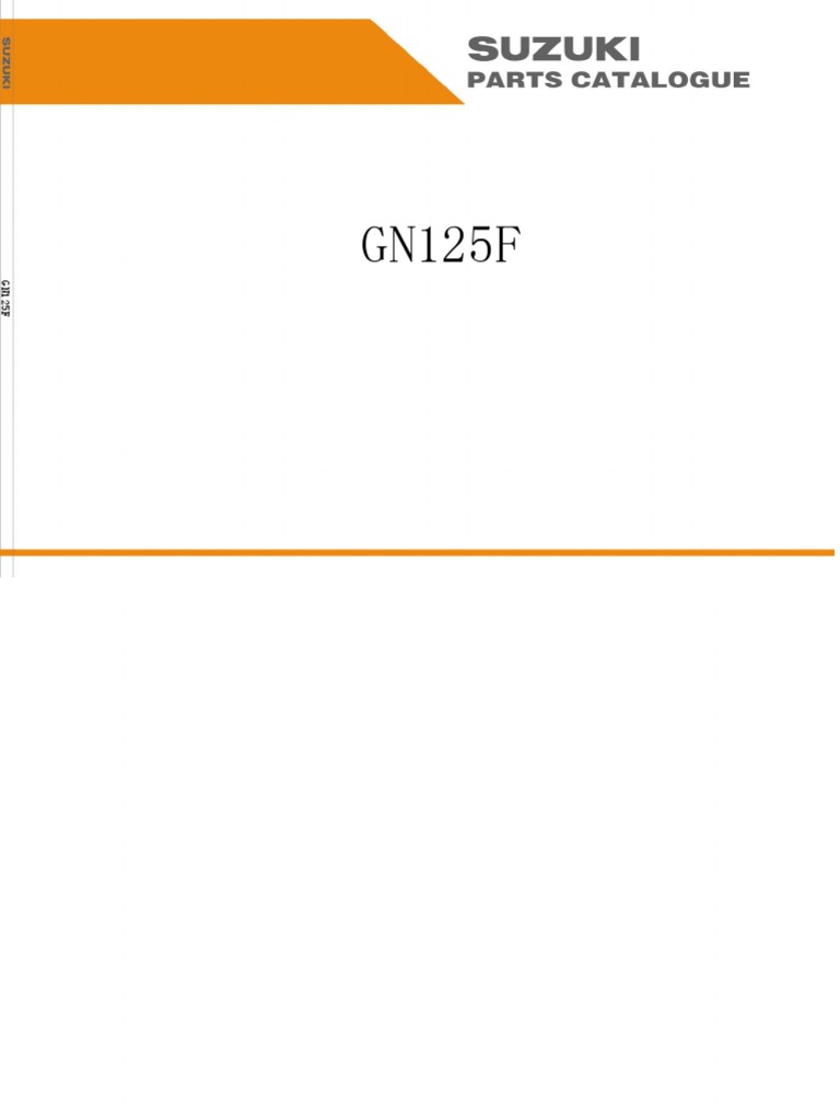 Parts GN125F | PDF | Headlamp | Screw