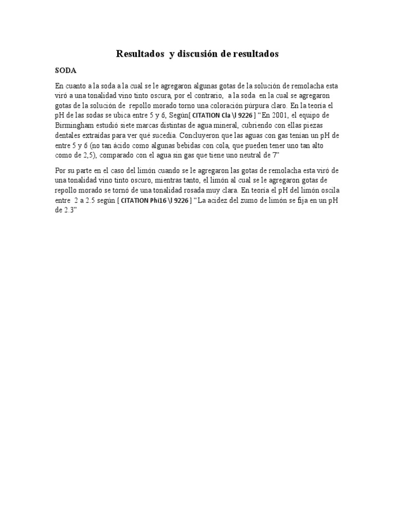 Discusión de Resultados | PDF