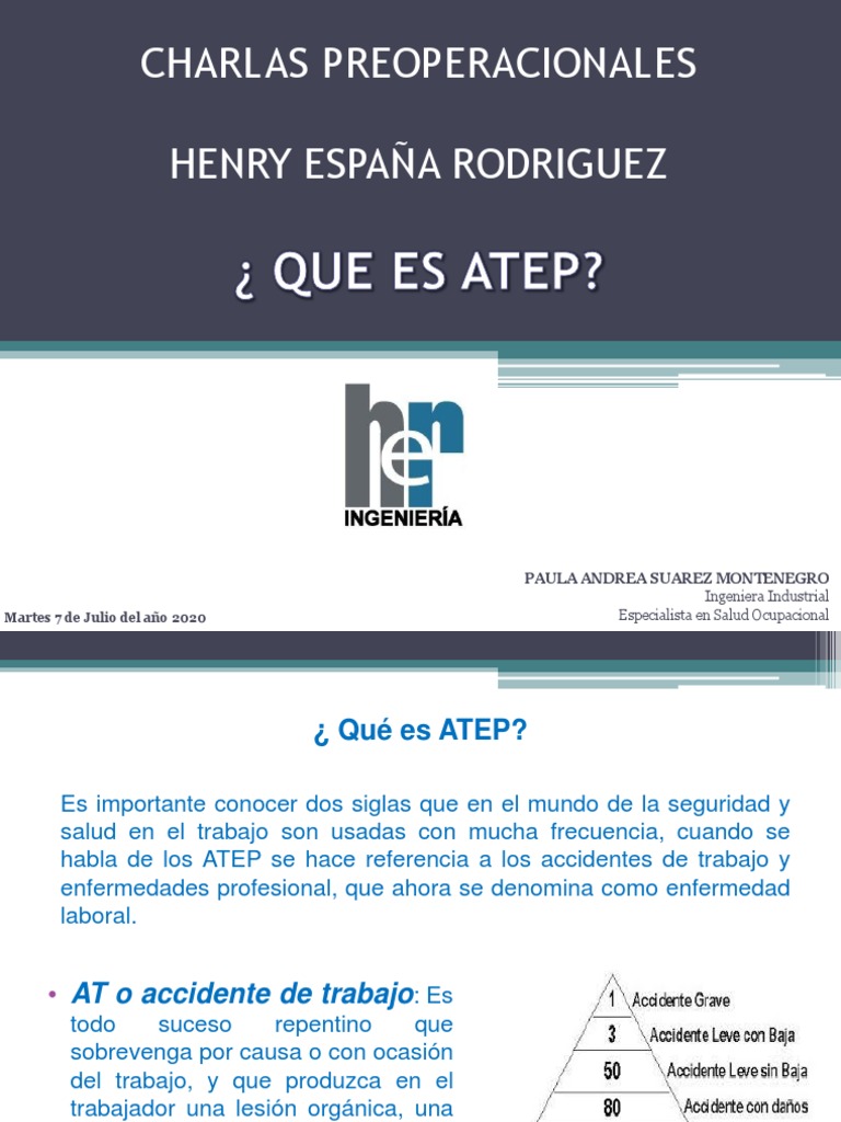 Que Es Atep - 1 Her Ingenieria PDF | PDF | Enfermedades y trastornos ...