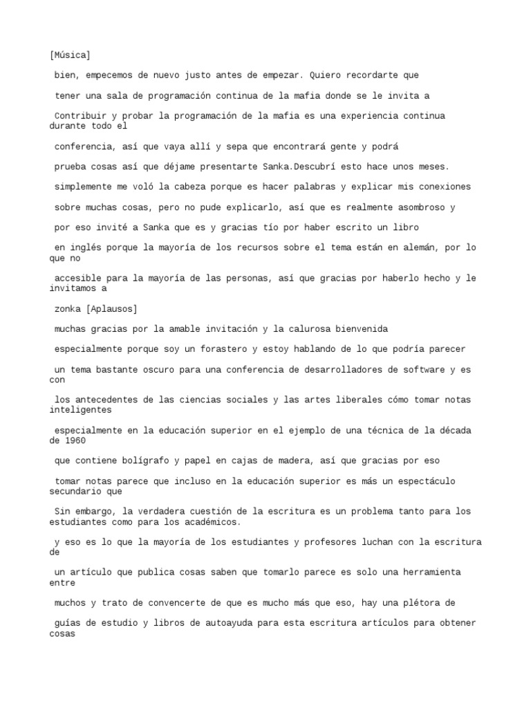 (Spanish) How To Take Smart Notes (DownSub - Com) | PDF | Conocimiento ...