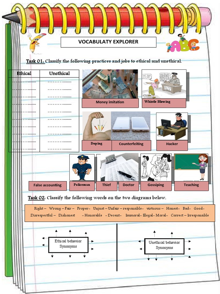 Ethics-In-Business Vocabulary Exp | PDF