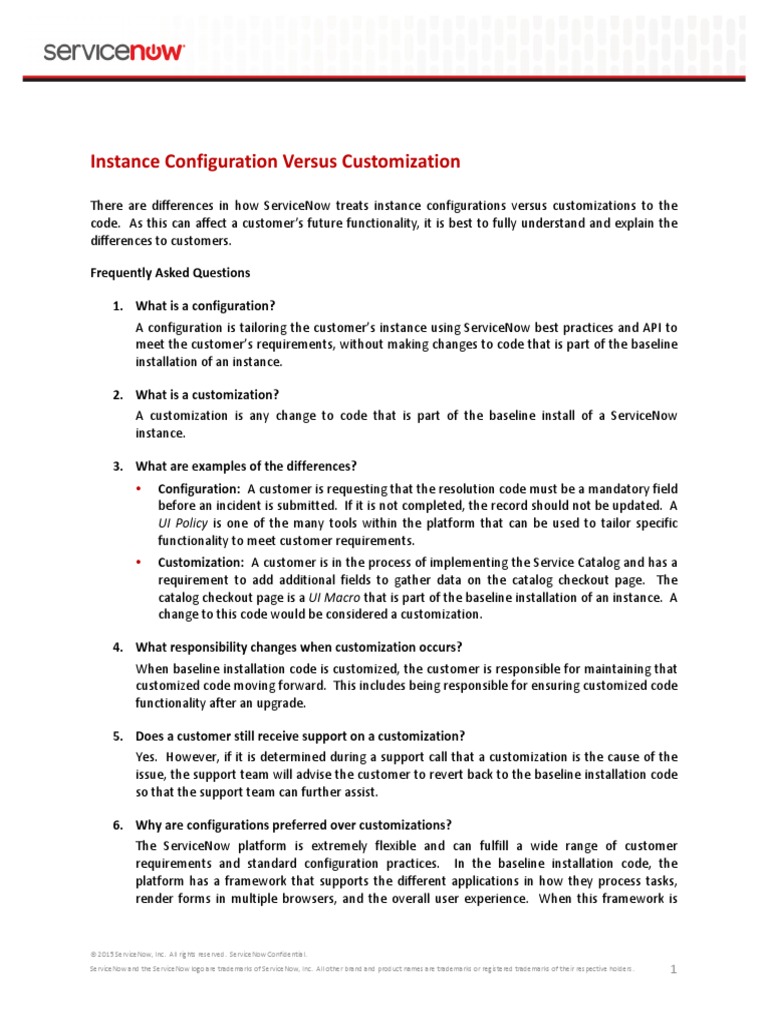 Configuration Vs Customization - V3-2 | PDF | Software Framework ...