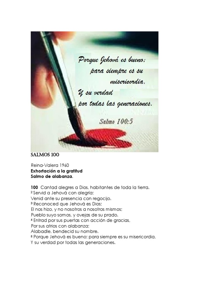 Salmos 100 | PDF