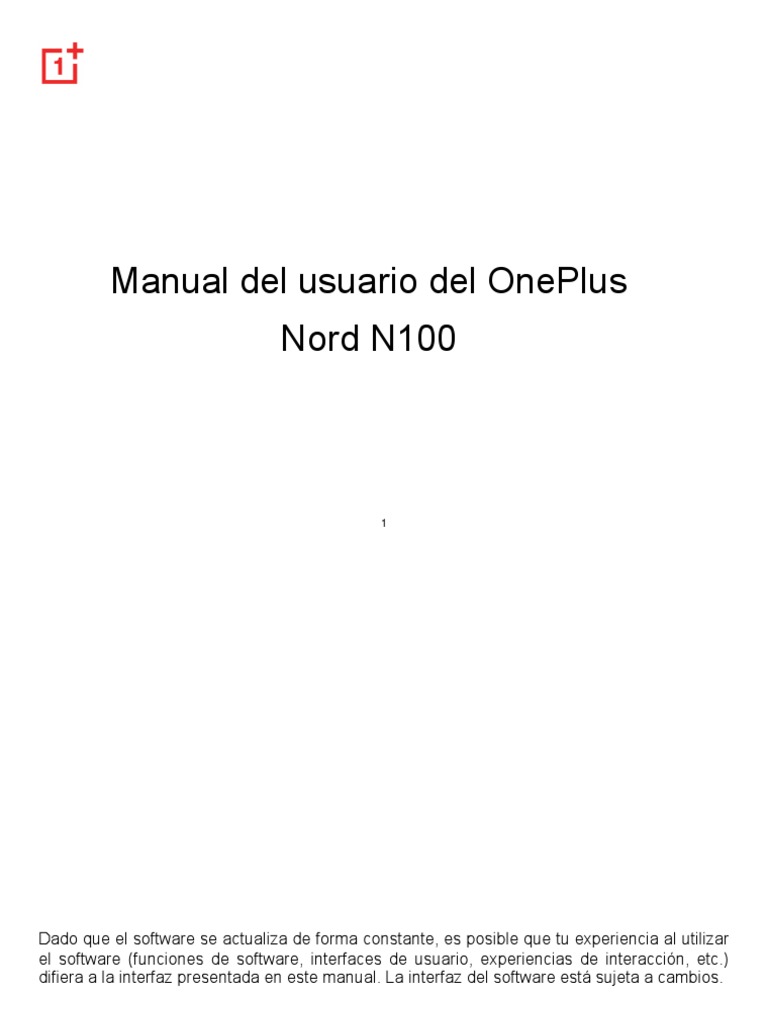OnePlus+Nord+N100+User+Manual ES | PDF | Bluetooth | 3 G