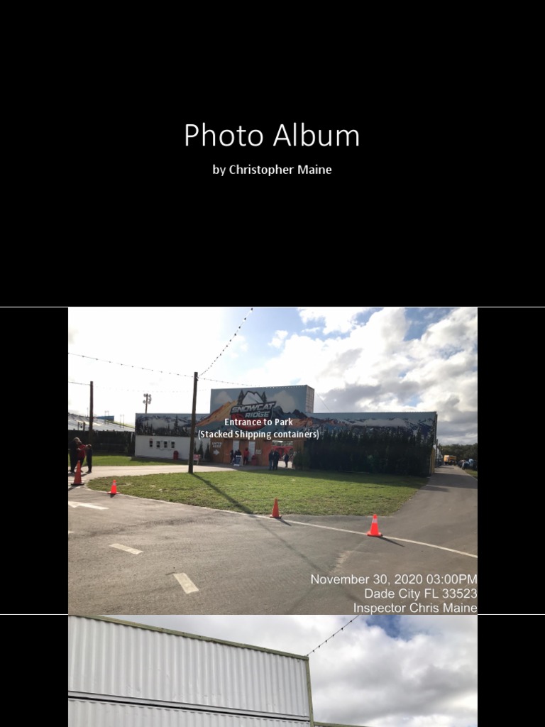 Snowcat Ridge Site Visit Pictures Shutdown | PDF