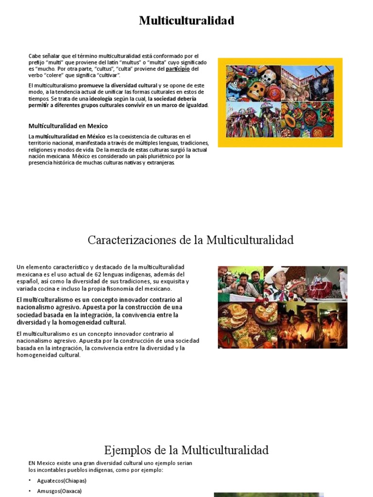 Multiculturalidad | PDF | Multiculturalismo | México