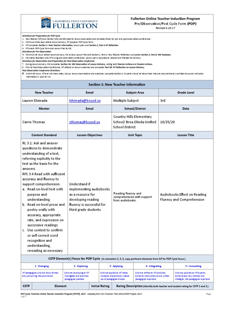 Pop Cycle | PDF | Reading Comprehension | Educational Assessment