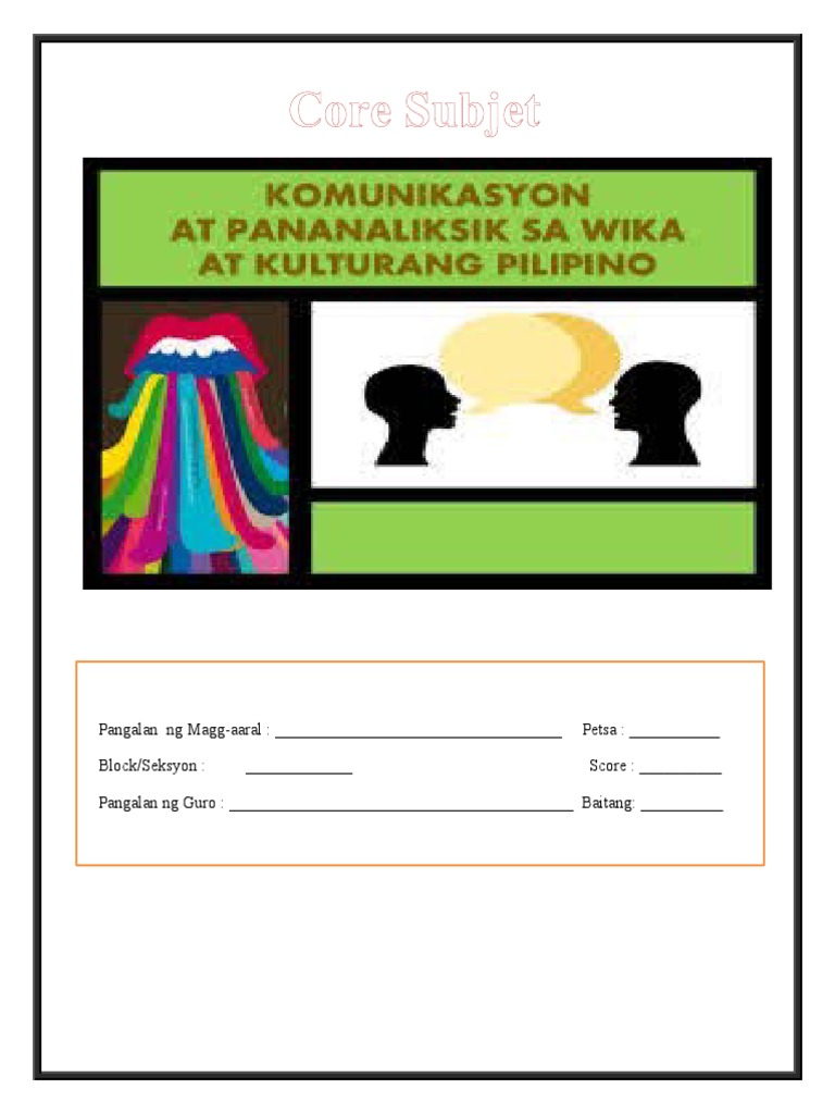 Modyul Sa Filipino-Komunikasyon 2 | PDF