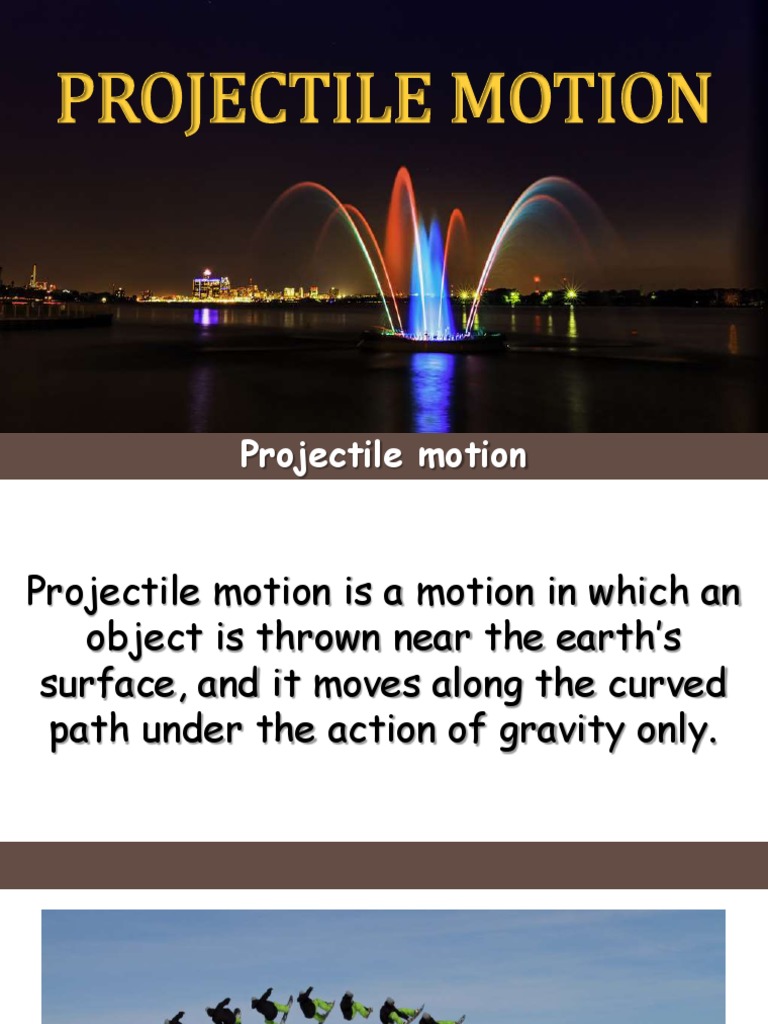 Projectile Motion | PDF | Temporal Rates | Classical Mechanics