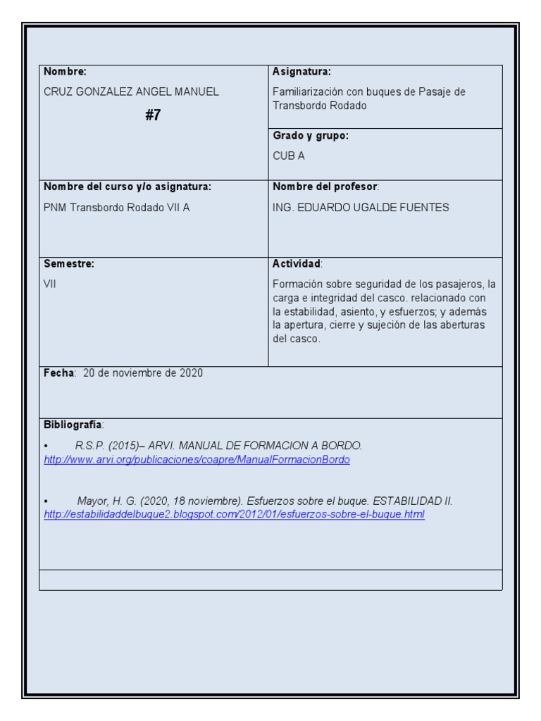 Asientos y estabilidad en buques Ro-Ro | PDF | Barcos | Hidráulica