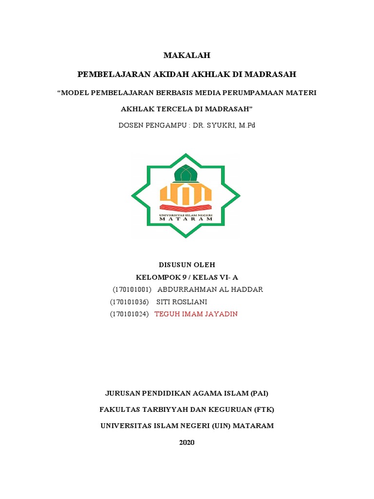 Makalah Akidah | PDF