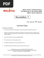 Timo - Sample - Paper With Answers PDF | PDF | Elementary Geometry ...