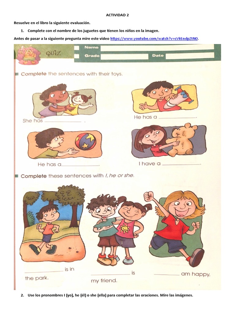 English 3 Activity 2 | PDF