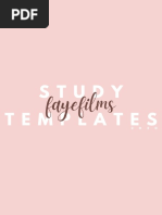 PINK Fayefilms Study Template PDF | PDF | Cognition