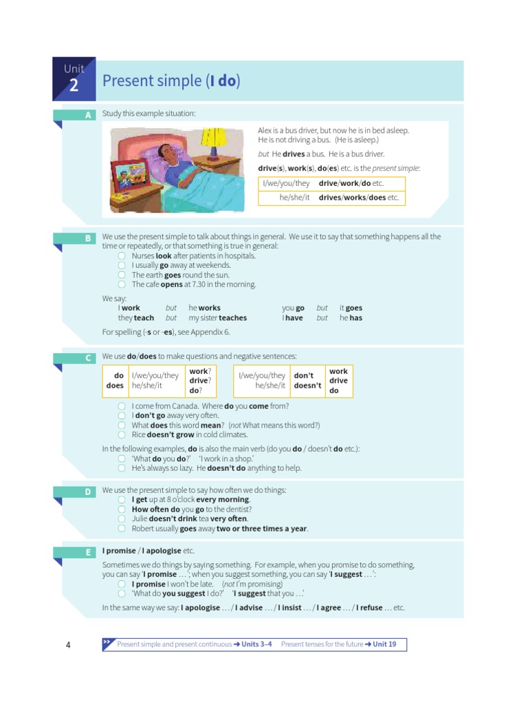 Present Simple Workshop | PDF | Grammar | Linguistics