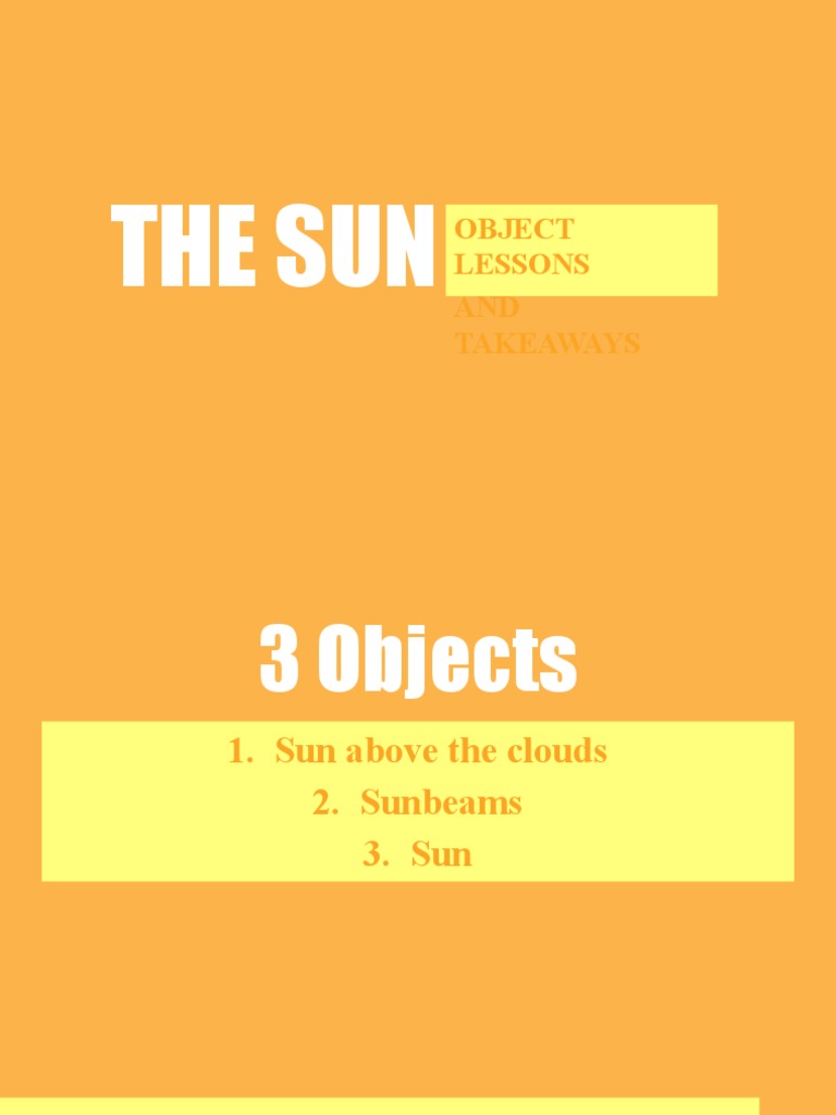 Three Lessons from the Sun: Staying Calm amid Commotion, Spreading God ...